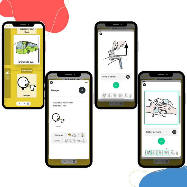Sequences and procedures with pictograms in Pictalk Buddy